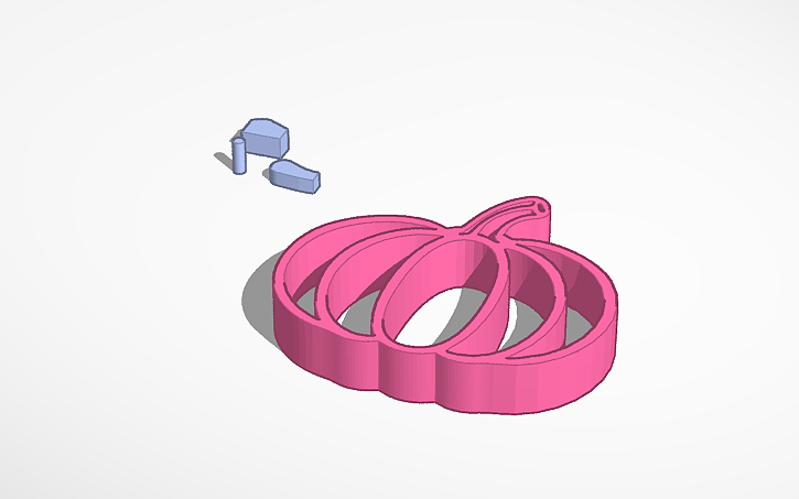 3D design Pumpkin template - Tinkercad