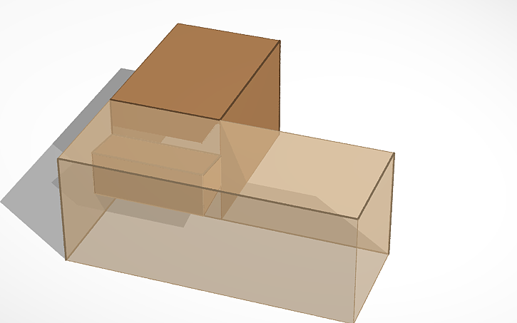 3D design Japanese Wood Joint Ari-gata-sashi-gumi-shikuchi - Tinkercad