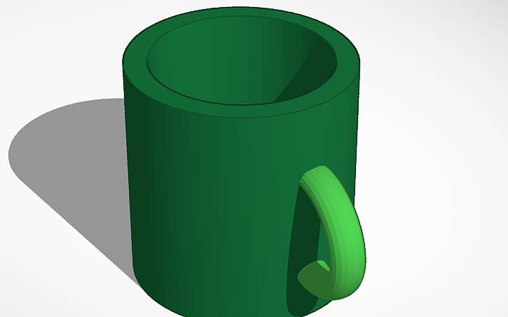 3D design CUP MUG - Tinkercad