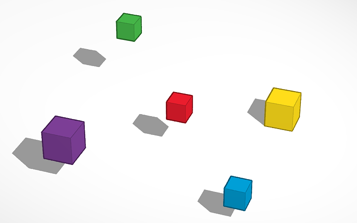 3D design cubos paula,gabriel - Tinkercad