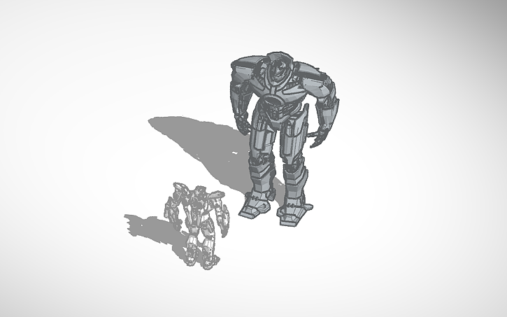 3D design pacific rim - Tinkercad