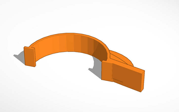 3D design 75mm gutter bracket mk 2 - Tinkercad