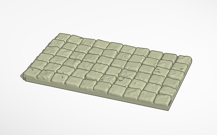 3D design Cobblestone - Tinkercad