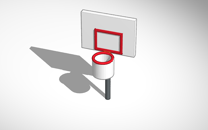 3D design Basketball Hoop - Tinkercad