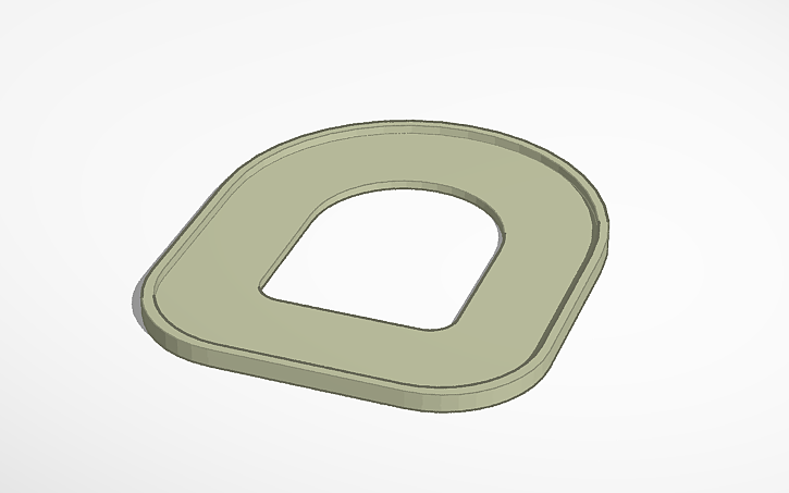 3D design Omnipod 5 Stencil - Tinkercad
