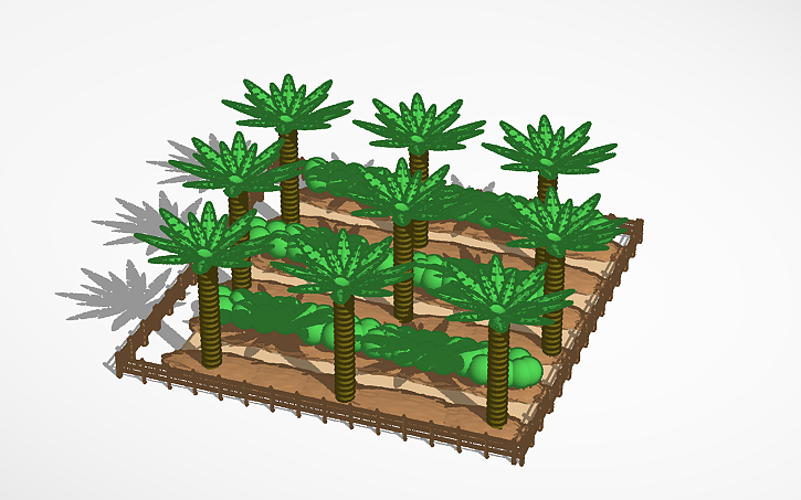 3D design Farm Garden - Tinkercad