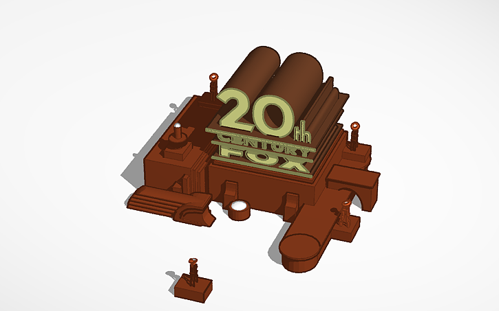 3D design 20th CENTURY FOX - Tinkercad