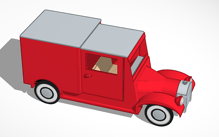 3D design rws Tom tippers van - Tinkercad