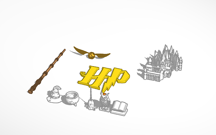 3D design Harry Potter - Tinkercad