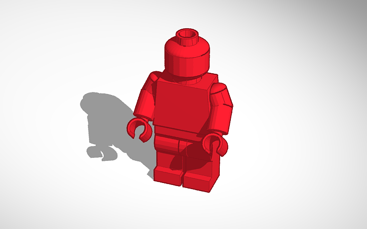 3D design LEGO Mini-Figure - Tinkercad