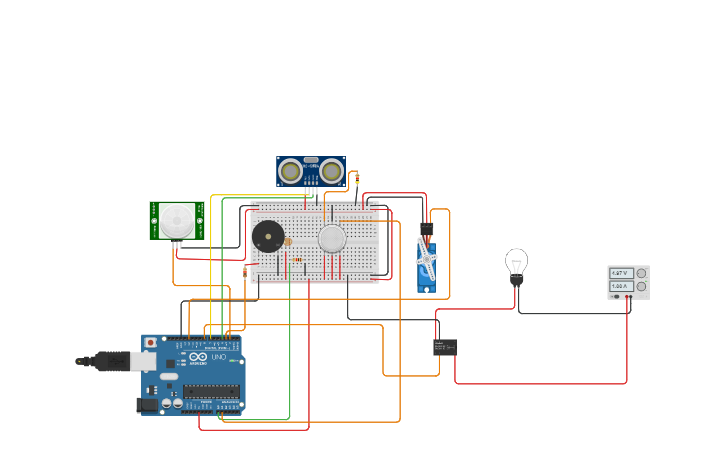 Circuit Design Smart Home Automation Tinkercad