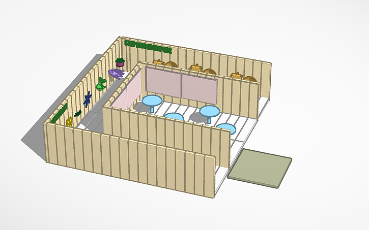 3D design Pop Up Booth - Tinkercad