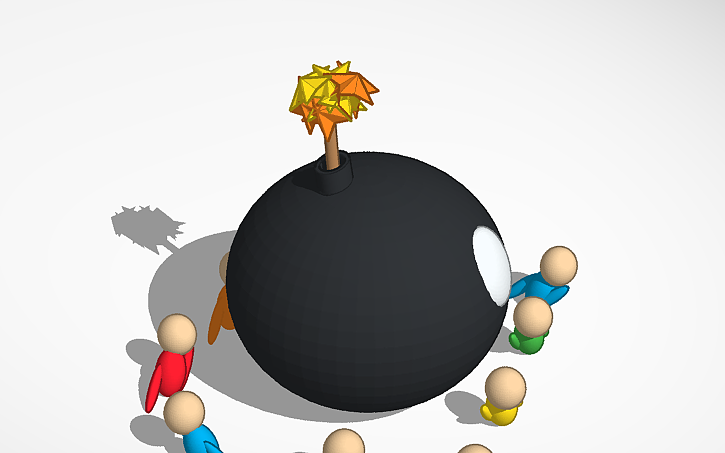 3D design Tracers bomb run - Tinkercad