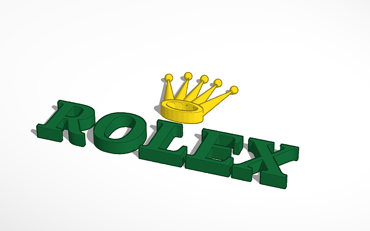 3D design ROLEX - Tinkercad