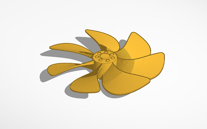 3D design Ship Propeller - Tinkercad