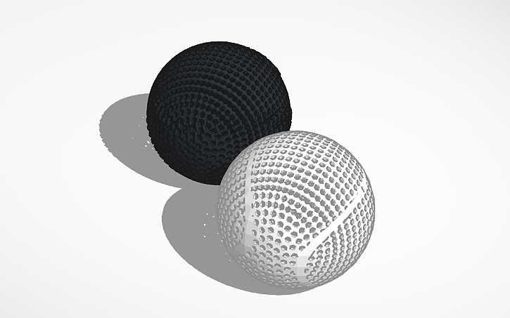 3D design Airless Baseball - Tinkercad