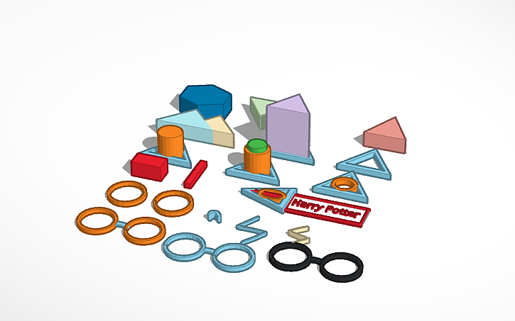 3D design Harry Potter - Tinkercad