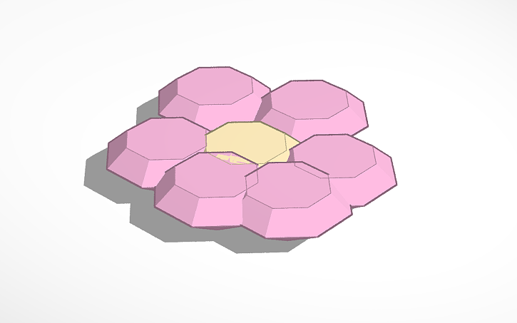 3D design Flower - Tinkercad