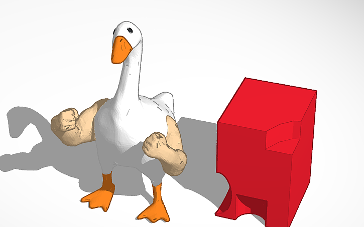 3D design Copy of Buff goose - Tinkercad