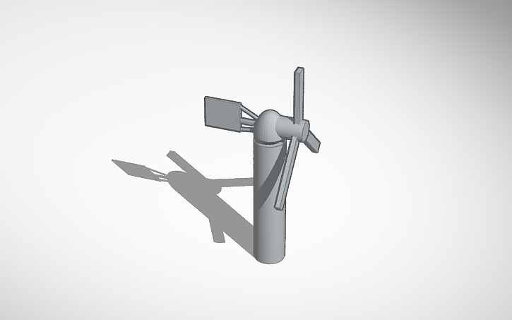 3D design wind - Tinkercad