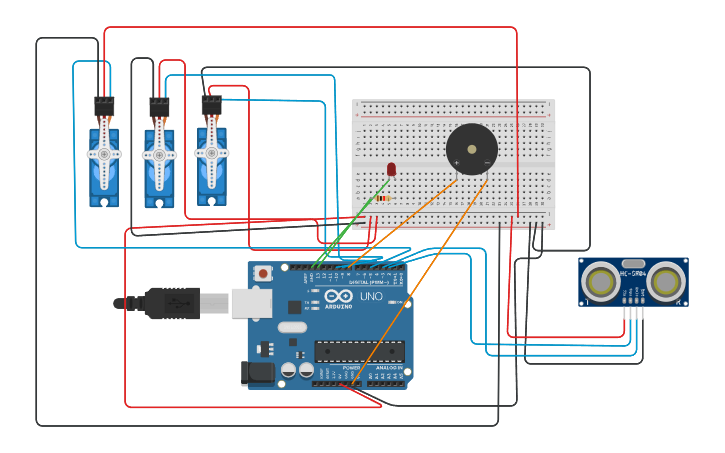 Circuit design Copy of Wiring Components - Tinkercad