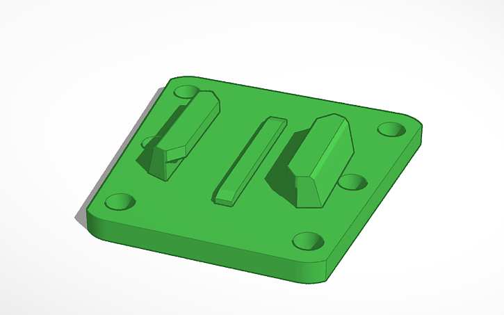 3D design Shoelace Mount - Tinkercad