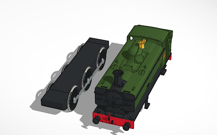 3D design Copy of GWR 57xx (edited for printing - Tinkercad