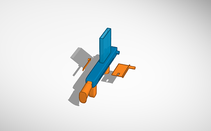 3D design pistola Nerf funcional - Tinkercad