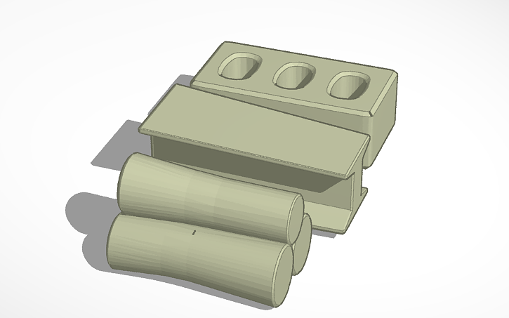 3D design Fortnite wood brick and metal - Tinkercad