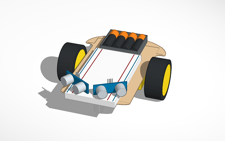 3D design Tech Retreat Autonomous Car - Tinkercad