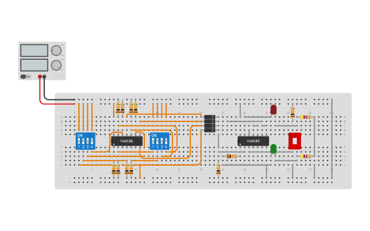 Circuit design DIGITAL COMBINATION LOCK - Tinkercad