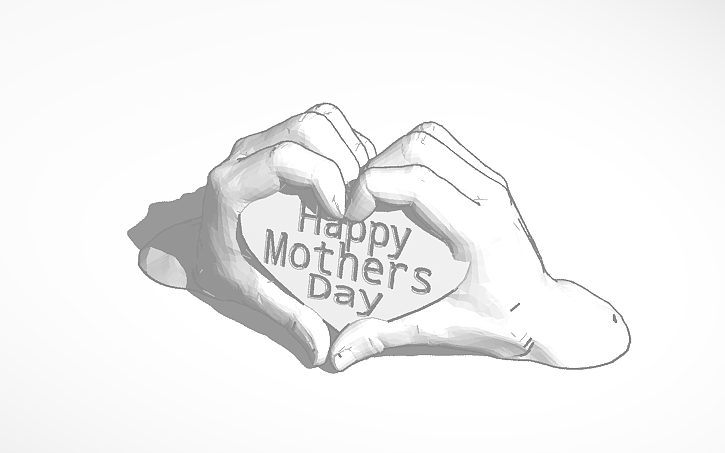 3D design Mothers day - Tinkercad