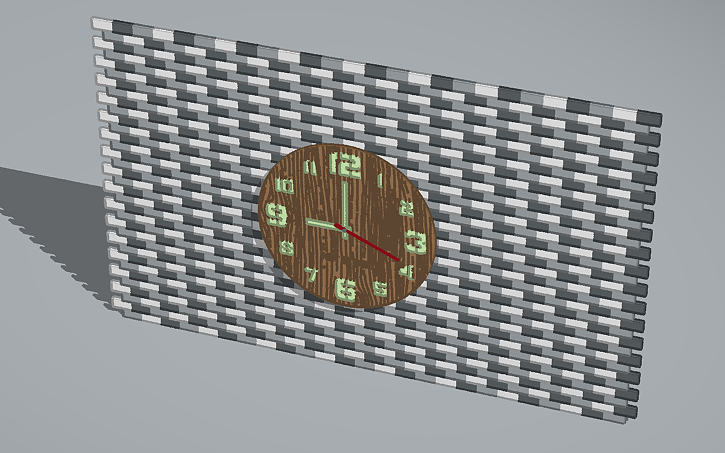 3D design Clock - Tinkercad
