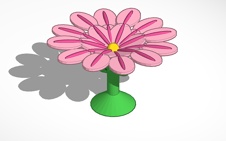 3D design Flower - Tinkercad