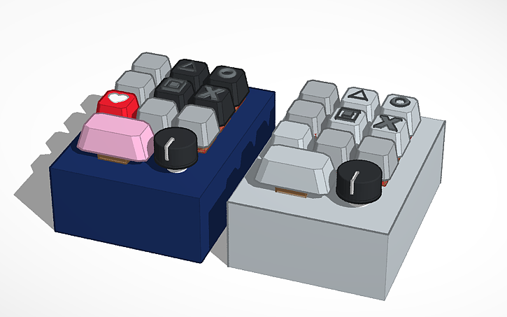 3D design Arduino Pro Micro | Macropad - Tinkercad