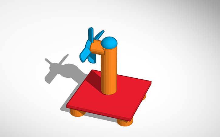 3D design windmill - Tinkercad