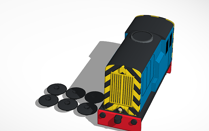 3D design My First Train (Locomotive 4) - Tinkercad