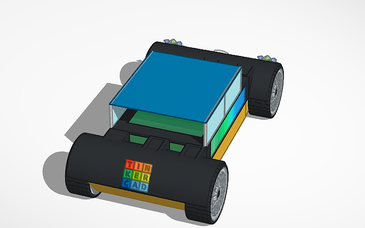 3D design EV Car - Tinkercad