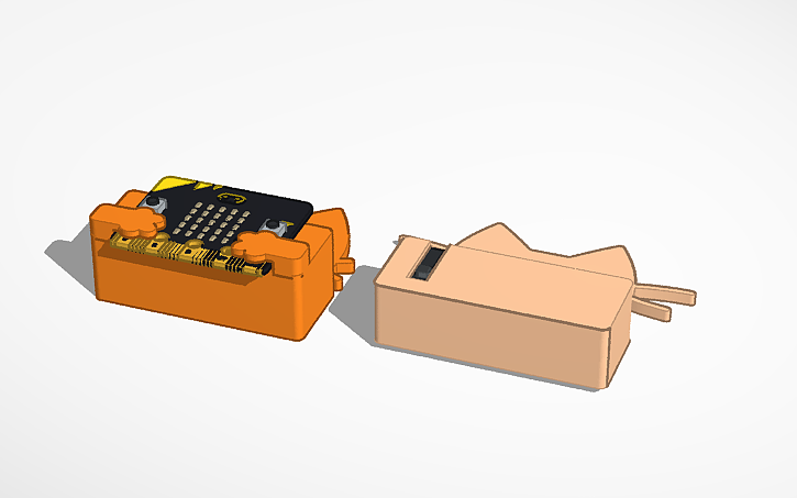 3D design SHARED Catty micro:bit Holder - Tinkercad