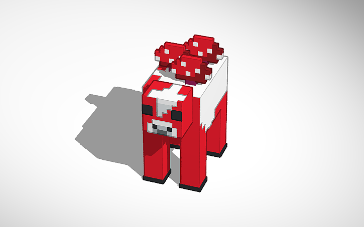 3D design Mooshroom - Tinkercad