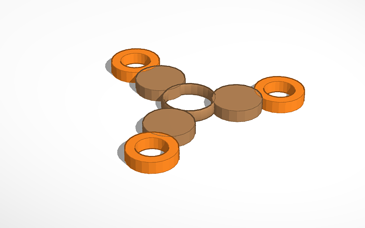 3D design Fidget Spinner - Tinkercad
