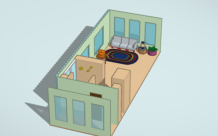 3D design Copy of Interior Design Challenge - Tinkercad