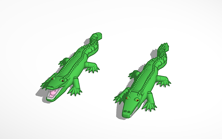 3D design Alligator - Tinkercad