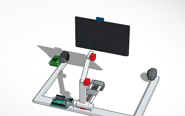 3D design smart monitor - Tinkercad