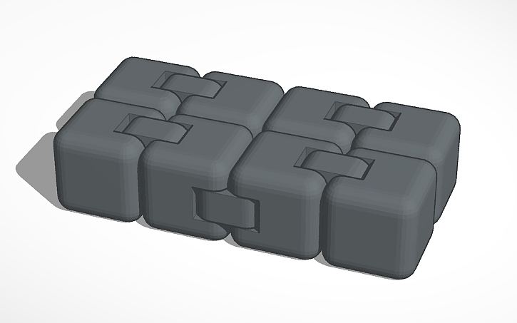 3D design infinit cube - Tinkercad