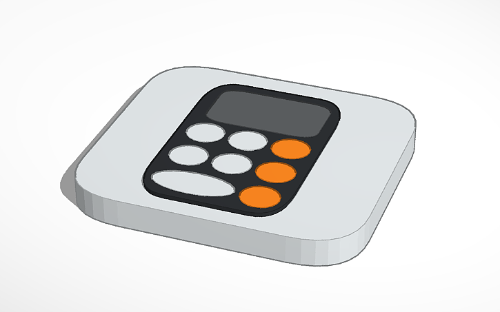 3D design Calculator App - Tinkercad