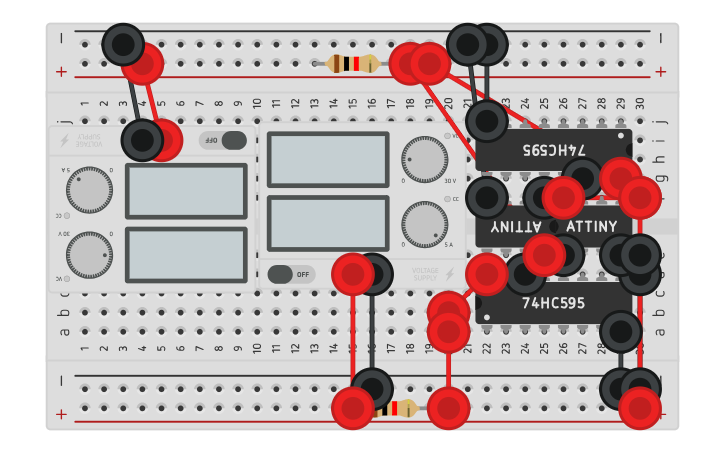 Circuit design small computer - Tinkercad