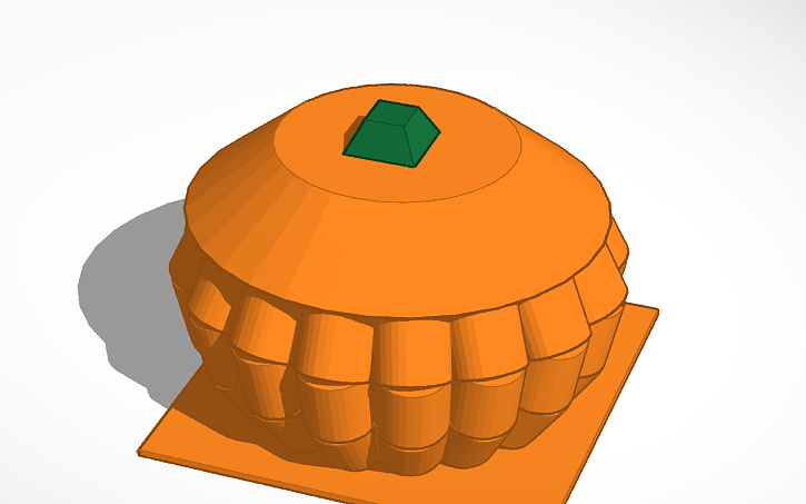 3D design Pumpkin - Tinkercad