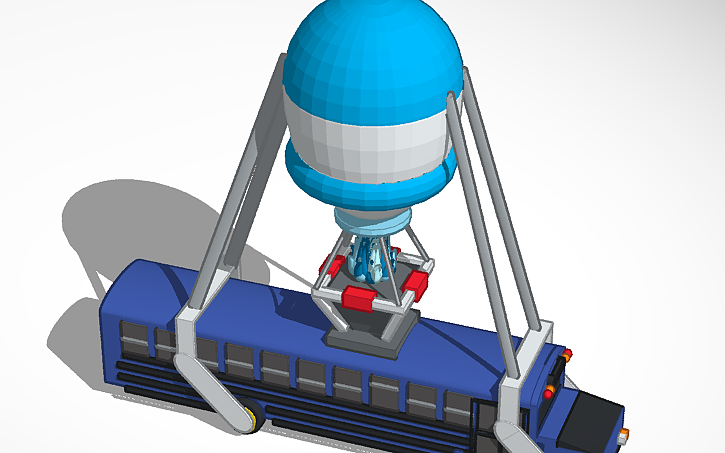 3D design fortnite battlebus - Tinkercad