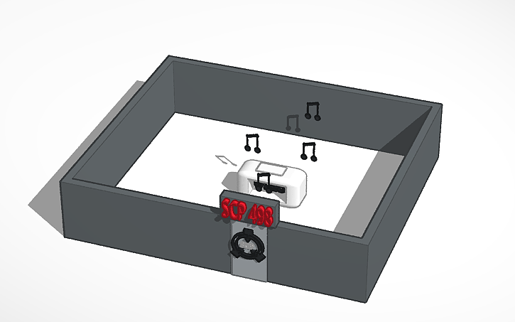 3D design SCP 498 - The Alarm Clock - Tinkercad